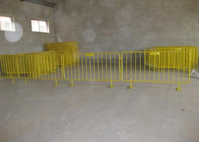 Temporary Crowd Control Barriers / Crowd Safety Barriers For Public Events Temporary Crowd Control Barriers / Crowd Safety Barriers For Public Events