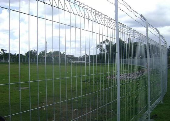 PVC Coated BRC Roll Top Mesh Fence Anti Climb Easily Installed For ...
