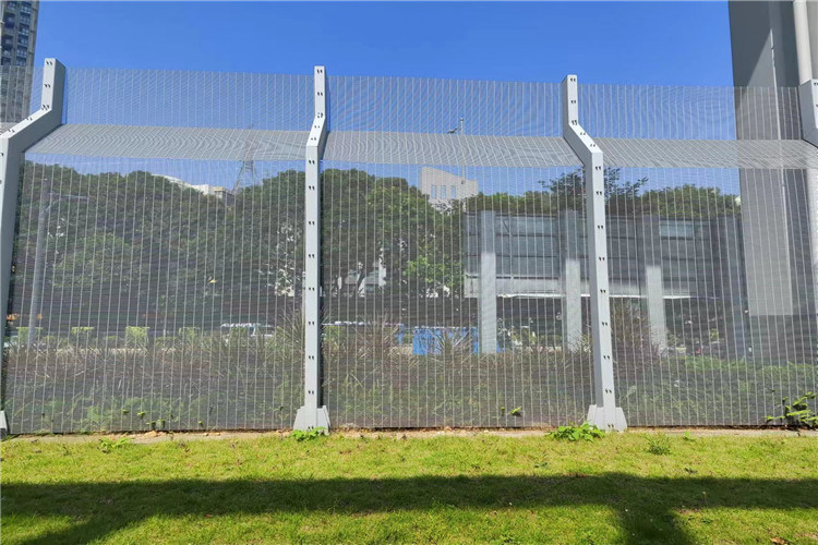 Railway 358 Anti Climb Fence Perimeter Clear View Fence Powder Coated