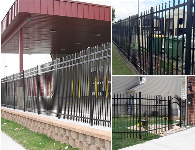 Tubular Steel Fence Aluminium Wrought Iron Fence Panels As Your Requires