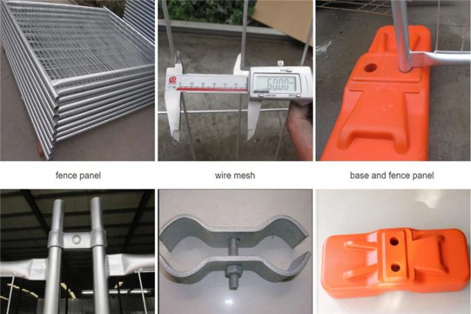 White Temporary Security Fence 1.8m Height Perimeter Patrol Temporary ...