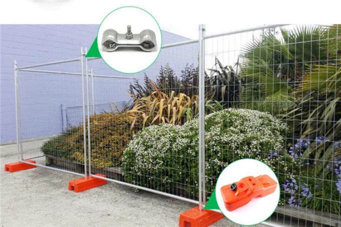 White Temporary Security Fence 1.8m Height Perimeter Patrol Temporary ...