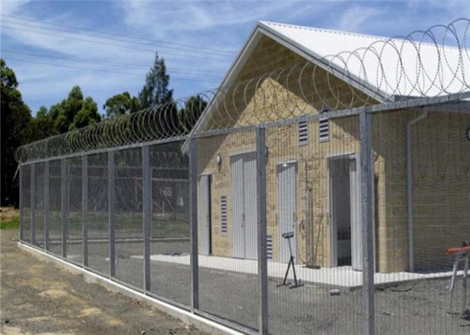 Powder Coated 358 High Security Fence 1.8m Prison Mesh Anti Climb